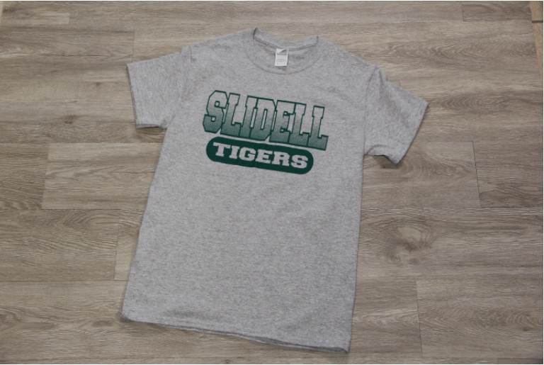 Slidell Sport Gray 50/50 Spirit Tee – The Logo Store | Slidell